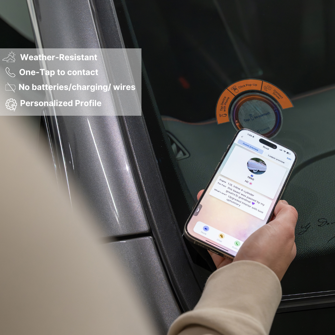 Car Tag - Smart Doorbell for Cars – Loop by Cuemill